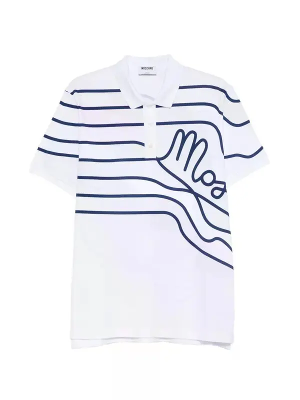 Moschino Button Polo Shirt