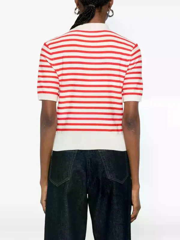 A.p.c. Striped Polo Sweater
