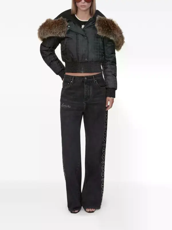 Amiri Embellished Five-pocket Jeans