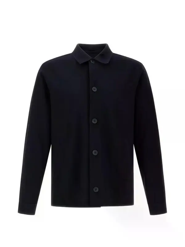 Herno Point-collar Buttoned Cardigan