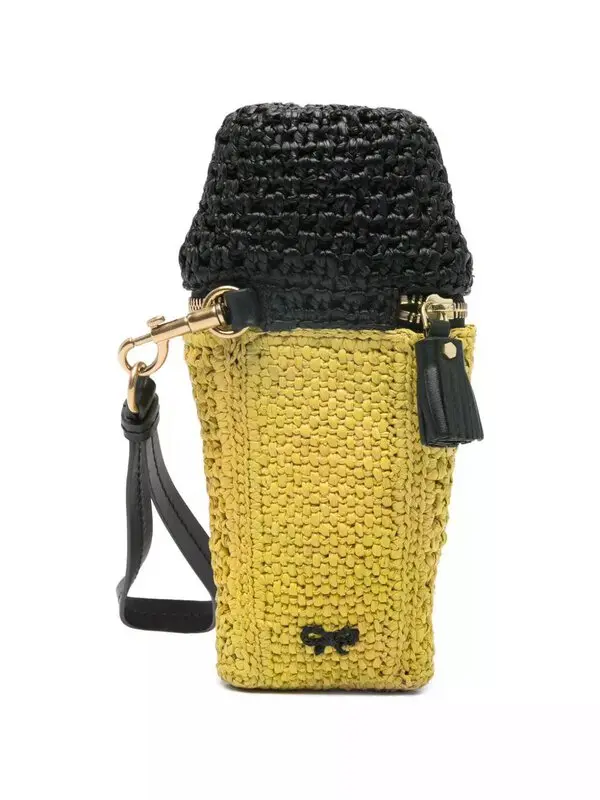 ANYA HINDMARCH Stabilo Boss Original Zip Coin Purse Charm - Yellow