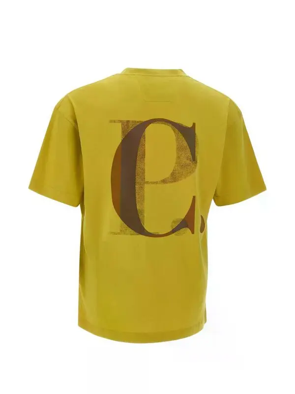C.P. COMPANY Logo-print Short-sleeve T-shirt - Green