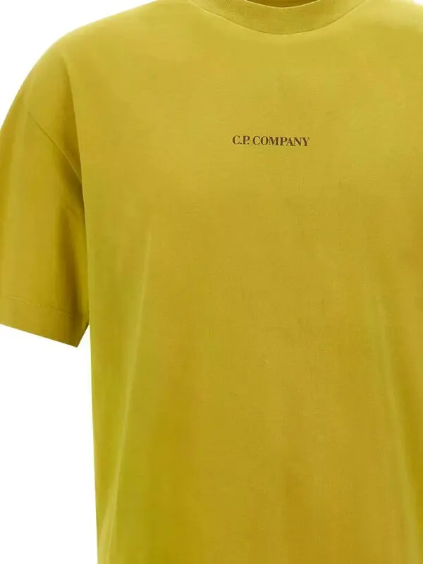 C.P. COMPANY Logo-print Short-sleeve T-shirt - Green