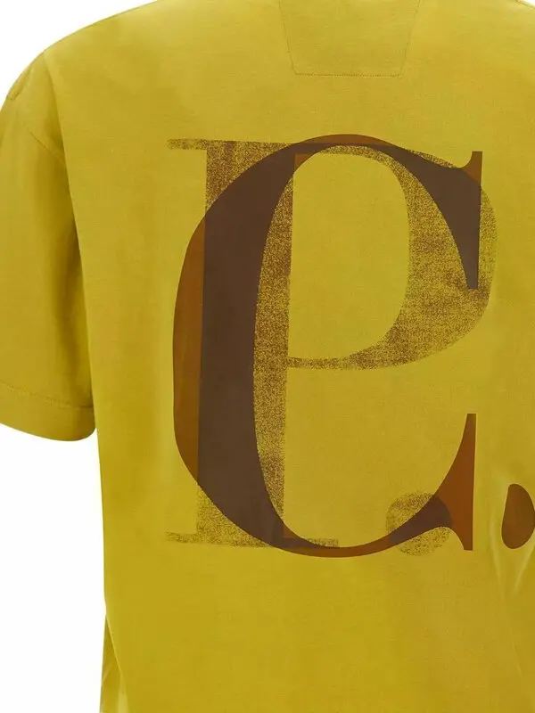C.P. COMPANY Logo-print Short-sleeve T-shirt - Green