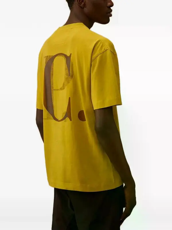 C.P. COMPANY 30/1 Jersey Short-sleeve Logo T-shirt