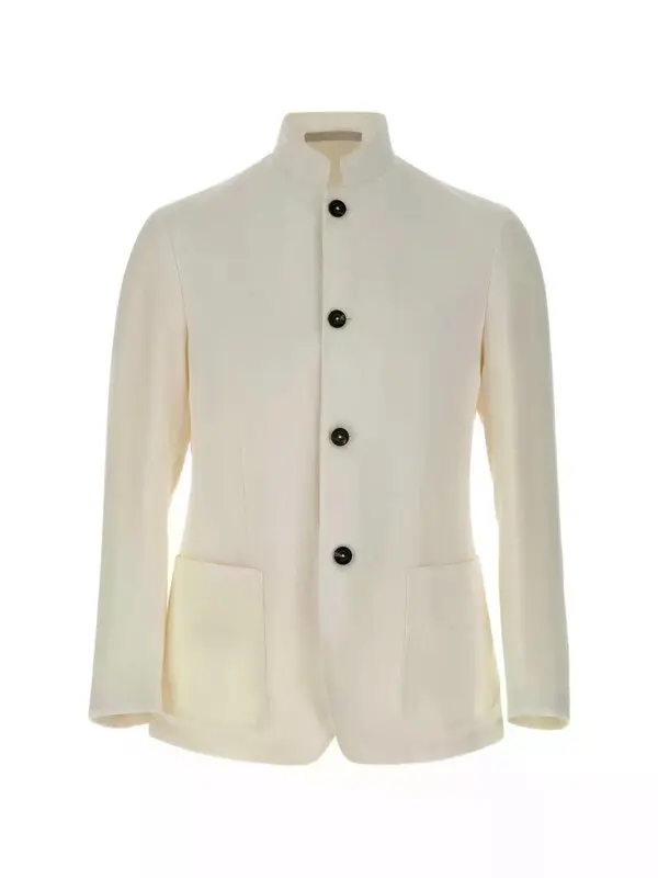 Eleventy Long-sleeve Button Blazer