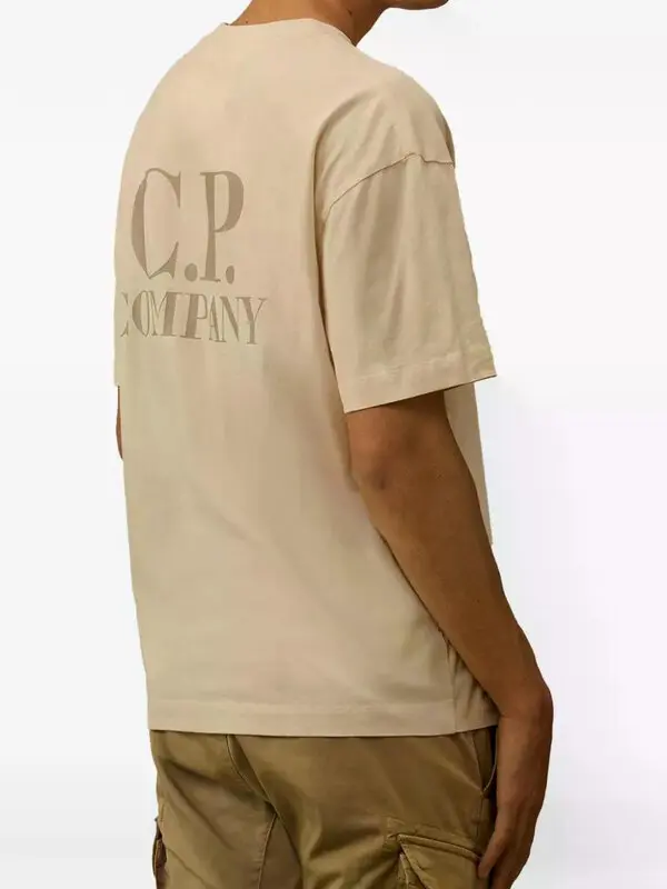 C.P. COMPANY 30/1 Jersey Short Sleeve Logo T-shirt