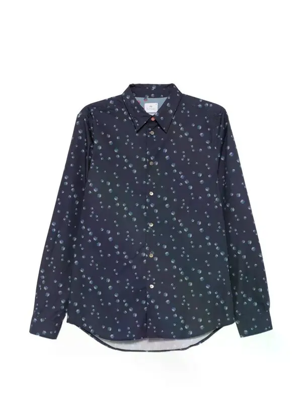 Paul Smith Patterned Shirt - Blue