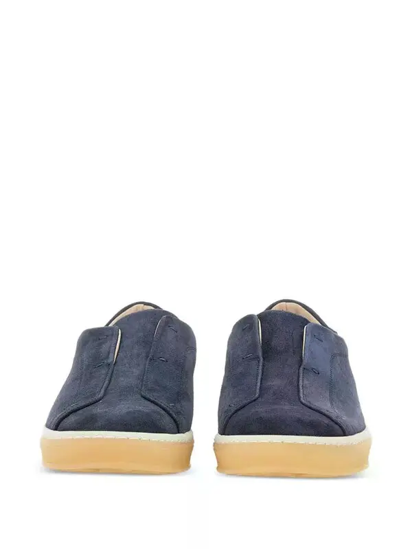 Eleventy Slip-on Suede Trainers - Blue