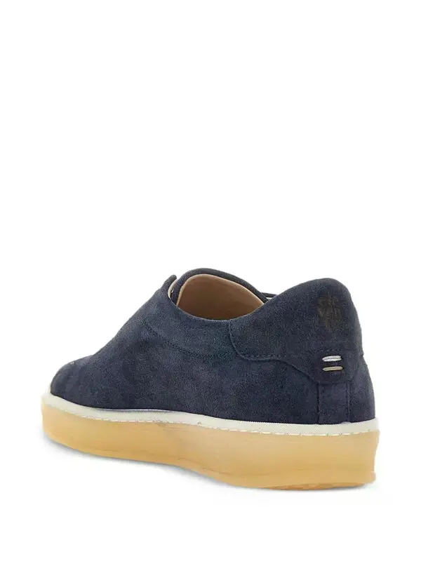 Eleventy Slip-on Suede Trainers - Blue