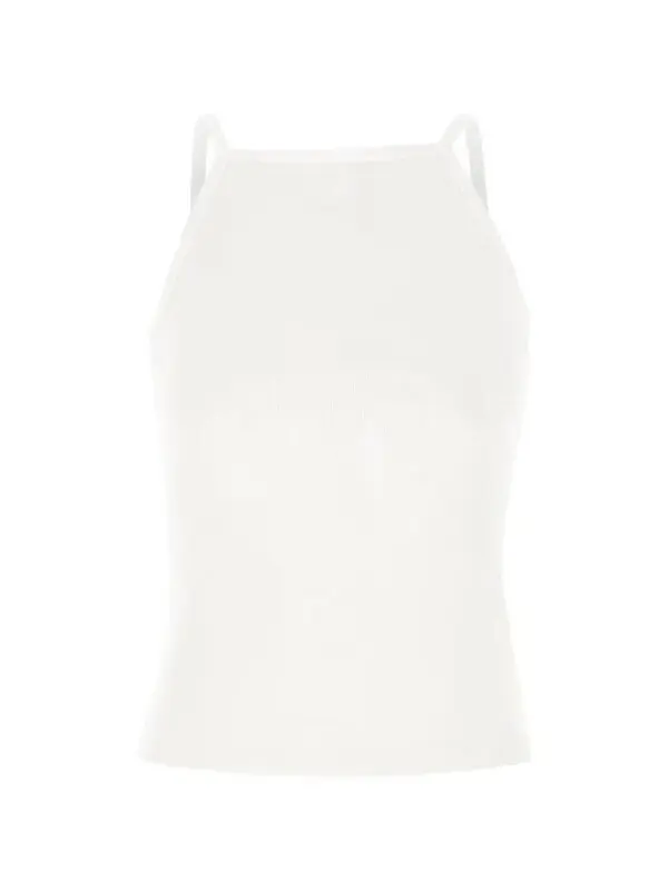 COURREGES Logo-embroidered Tank Top
