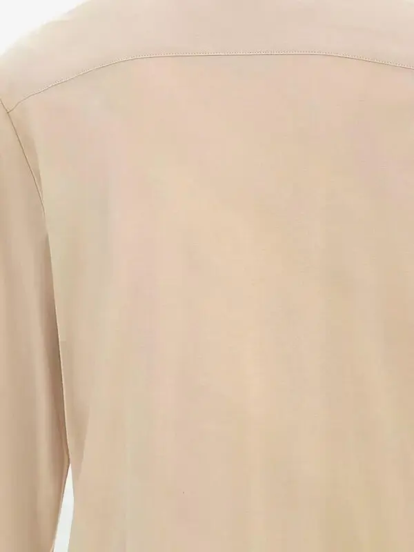 Eleventy Double-button Collar Shirt - Neutrals