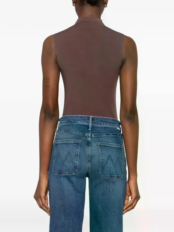 Wolford Roll-neck Sleeveless Bodysuit - Brown