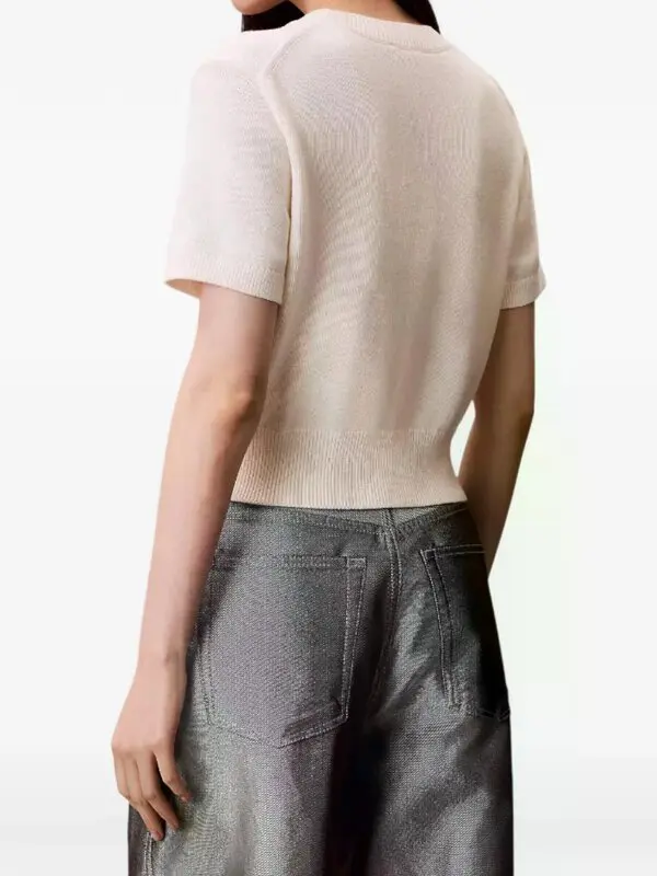 Calvin Klein Logo-embroidered T-shirt
