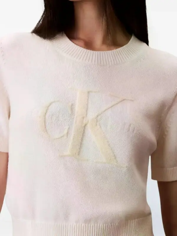 Calvin Klein Logo-embroidered T-shirt