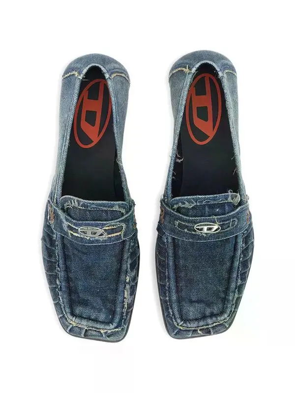 DIESEL® Logo-embellishment Pumps - Blue