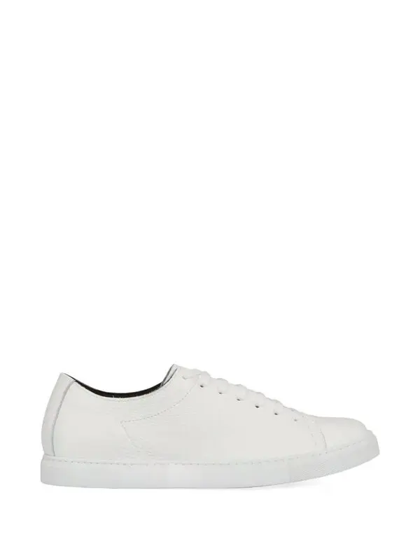 SLOWEAR Hammered Leather Sneakers - White