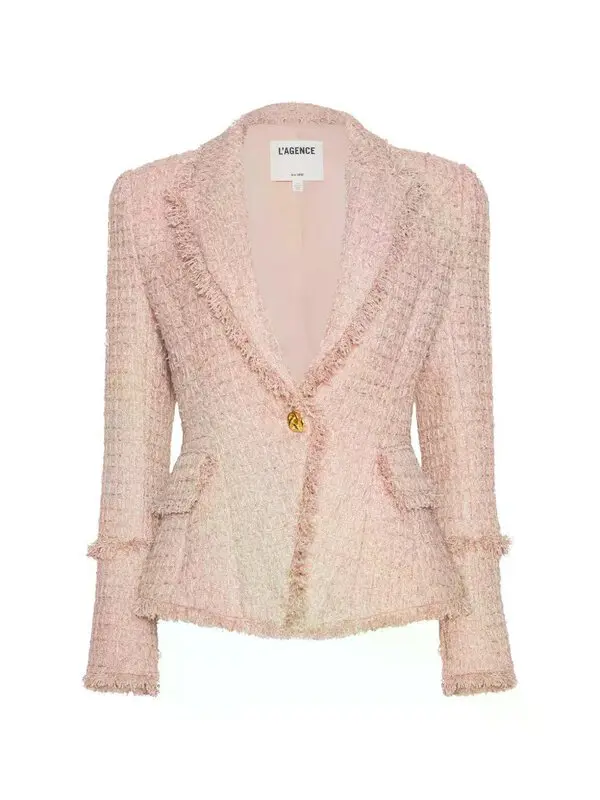 L'Agence Kaisley Frayed Blazer