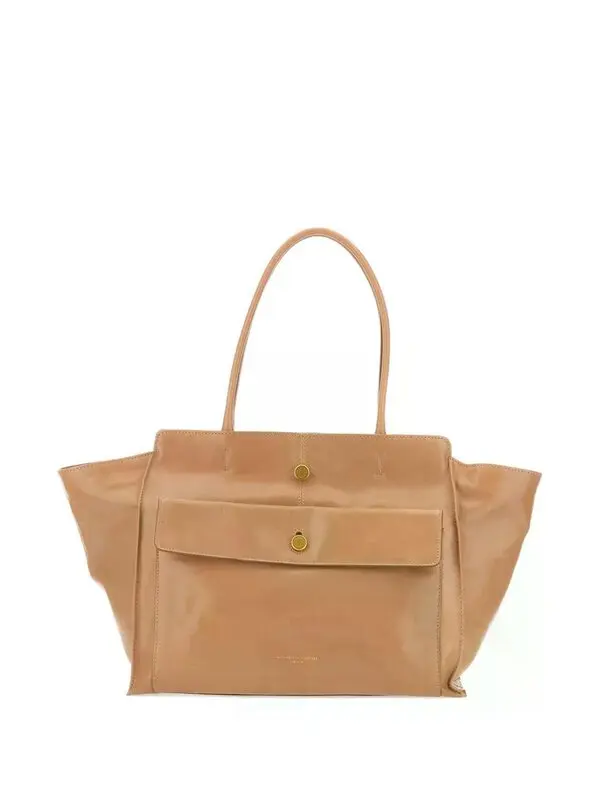 GIANNI CHIARINI Cher Flap-pocket Tote Bag - Neutrals
