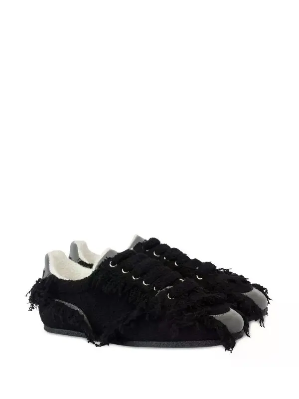 Moschino Frayed-edge Sneakers