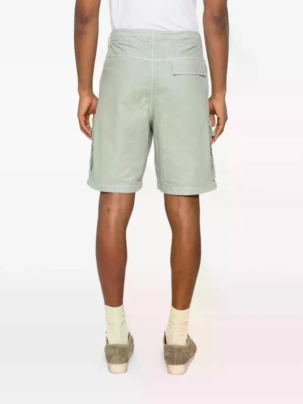 Stone Island Cargo-pocket Shorts - Green