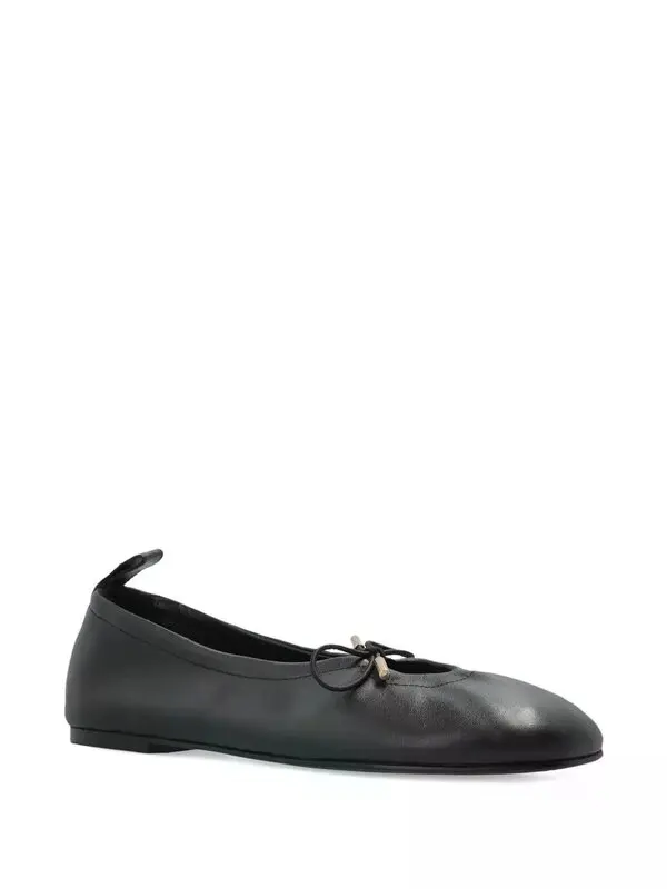 ALOHAS Leather Ballet Flats - Black