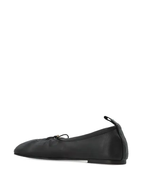 ALOHAS Leather Ballet Flats - Black