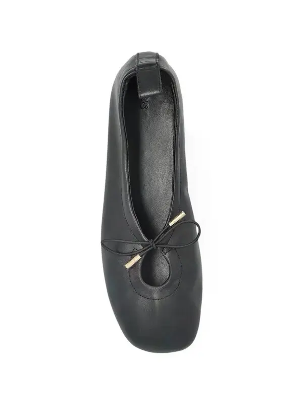 ALOHAS Leather Ballet Flats - Black