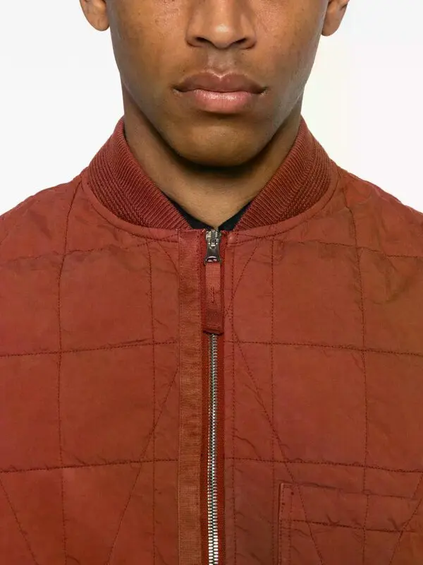Stone Island Logo-patch Gilet - Brown