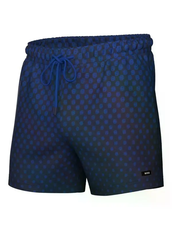 BOSS Patterned Swim Shorts