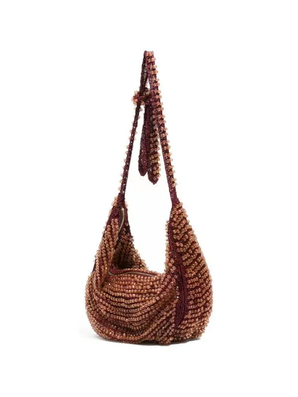 Bimba Y Lola Beaded Shoulder Bag