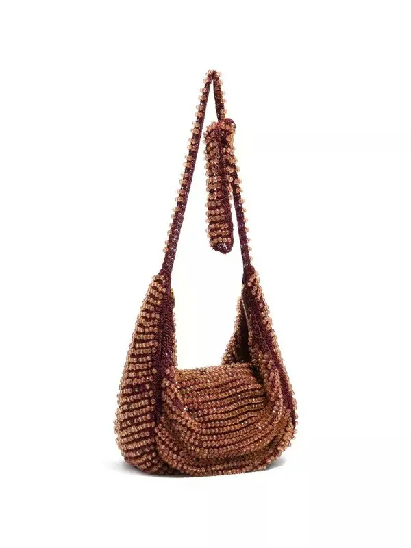Bimba Y Lola Beaded Shoulder Bag