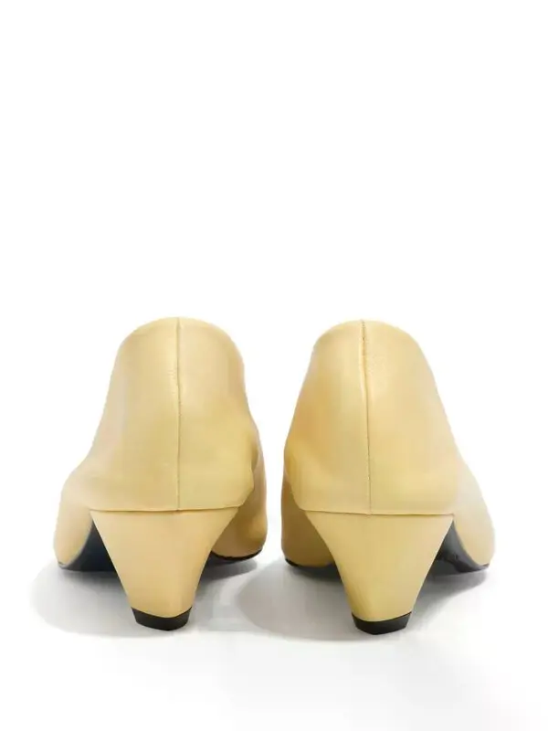 Bimba Y Lola Pointed-toe Block-heel Pumps - Yellow