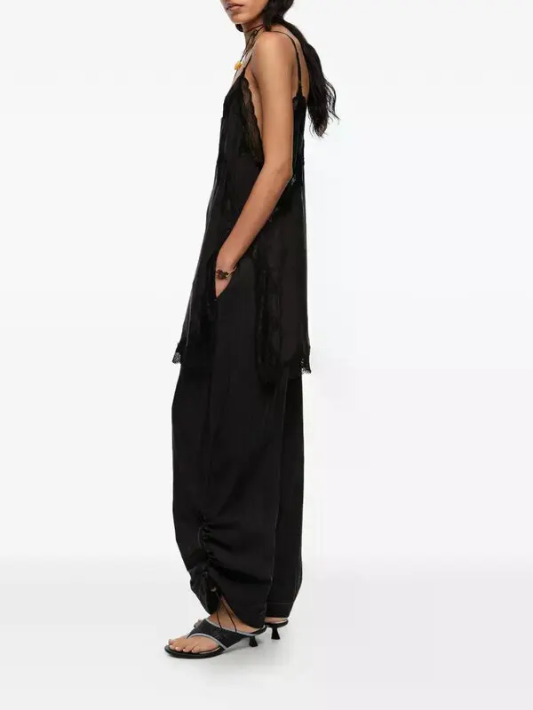 Bimba Y Lola Elastic-waist Trousers - Black
