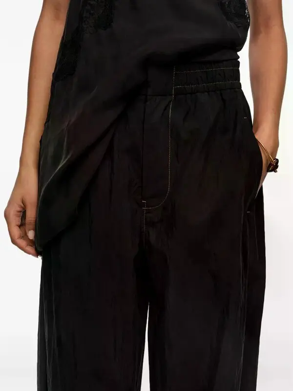 Bimba Y Lola Elastic-waist Trousers - Black