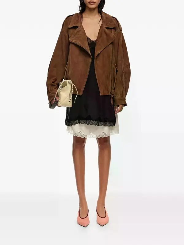Bimba Y Lola Lace-trimmed Top - Black
