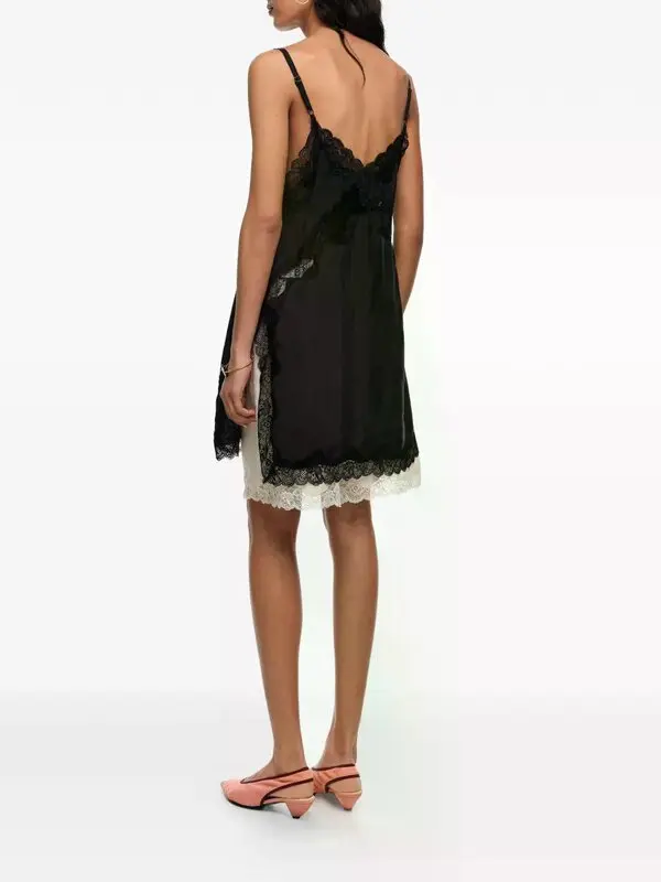 Bimba Y Lola Lace-trimmed Top - Black