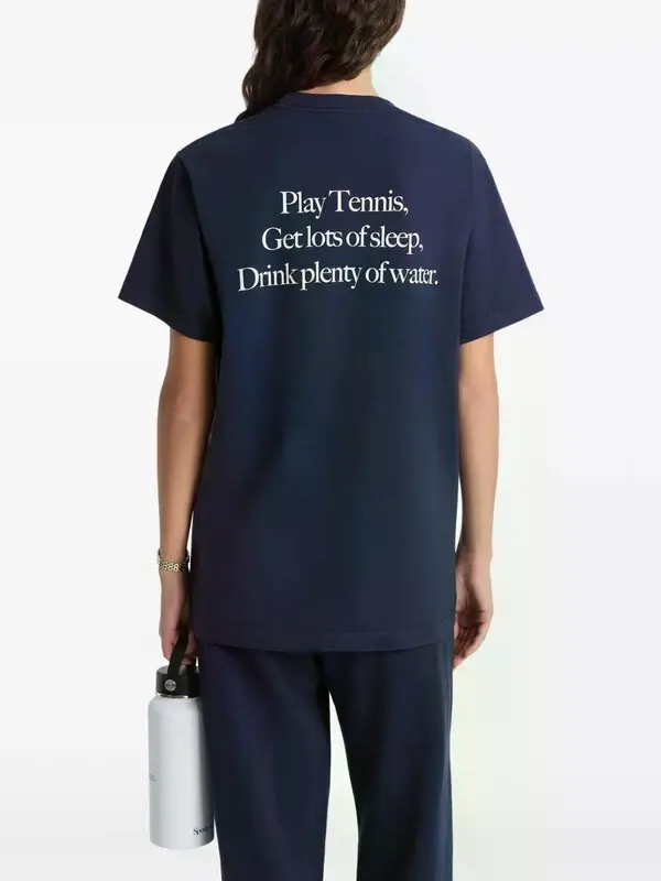 Sporty & Rich Logo-print T-shirt