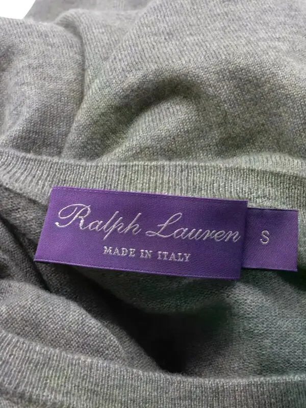 Ralph Lauren Vintage Cashmere Crewneck Sweater - Grey