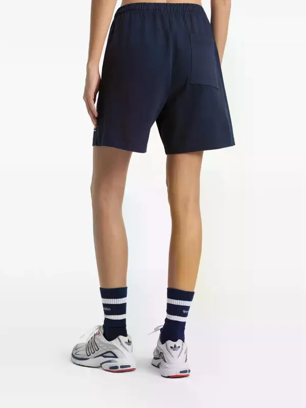 SPORTY & RICH Print-detail Track Shorts - Blue