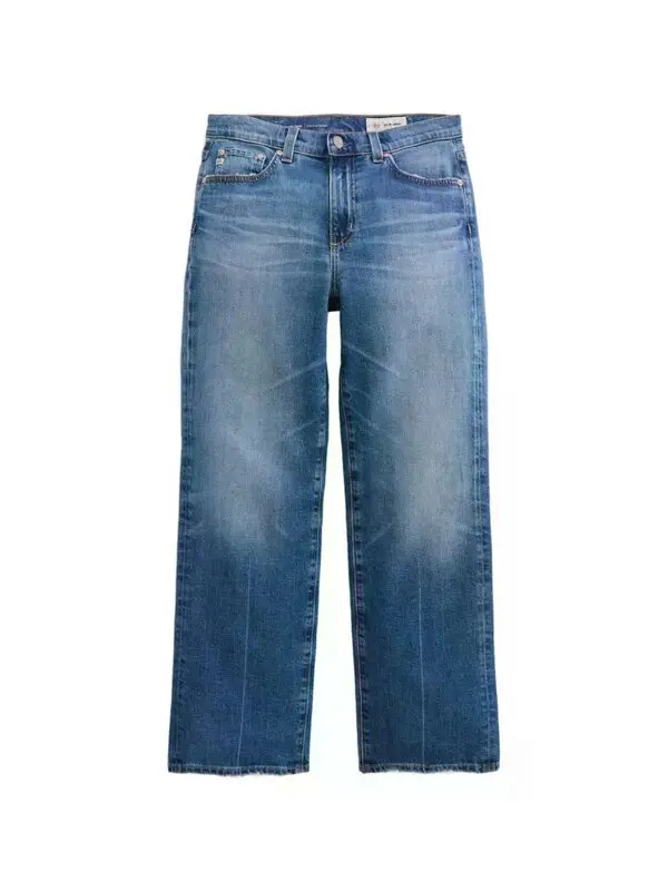 Ag Frayed Cropped Jeans