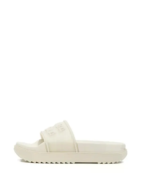 Bimba Y Lola Platform Flip Flop Slides - White