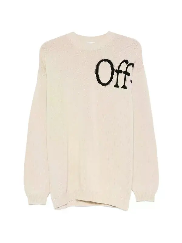 Off-White Crew Neck Sweater - Neutrals