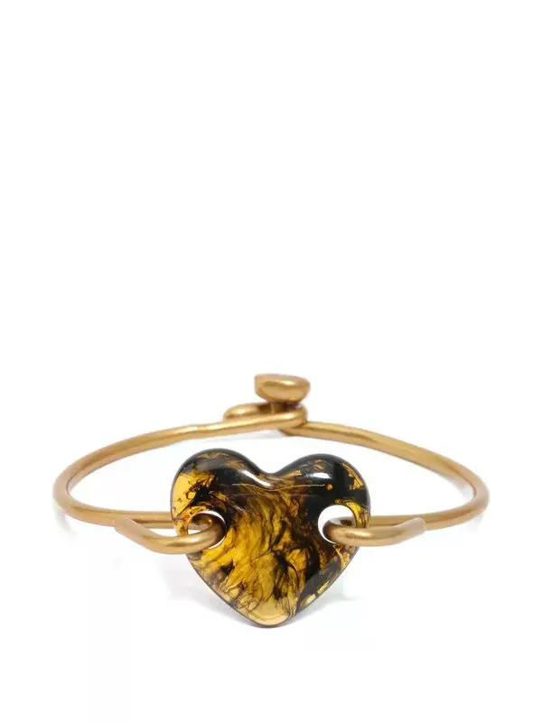 Bimba Y Lola Heart-pendant Bangle - Gold