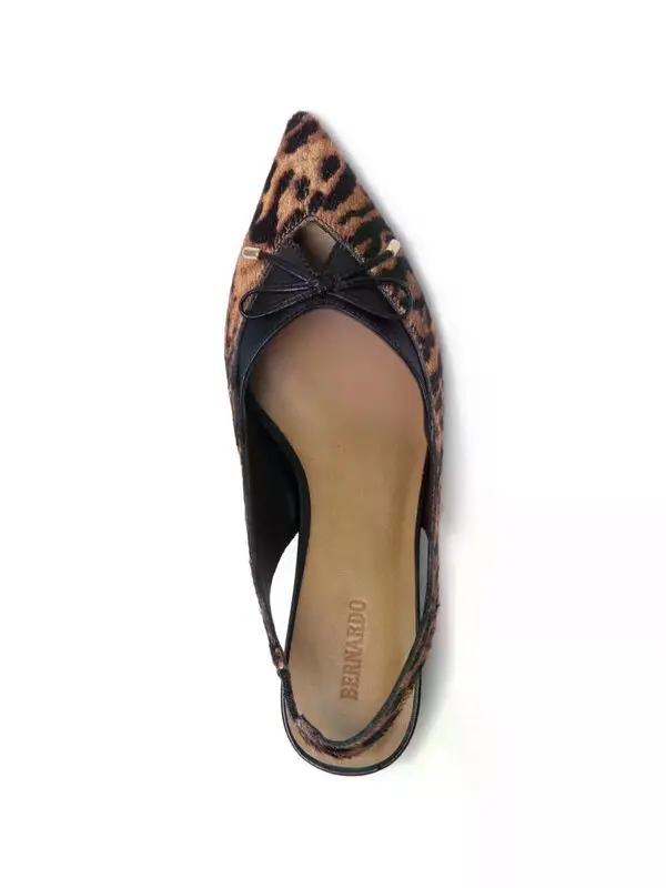 Bernardo Misha Bow Pumps - Brown