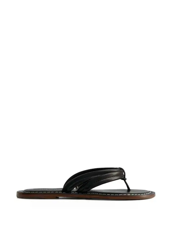 Bernardo Miami Leather Sandals - Black
