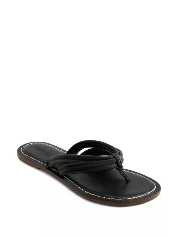 Bernardo Miami Leather Sandals - Black