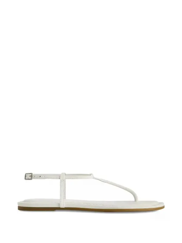 Bernardo Hercu Leather Sandals - White