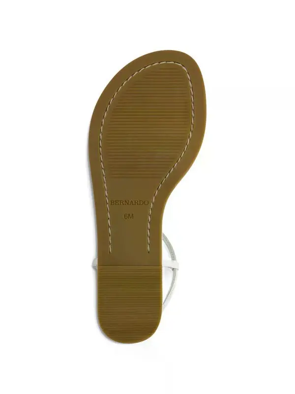 Bernardo Hercu Leather Sandals - White