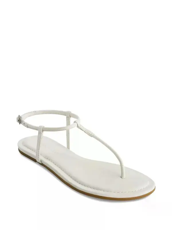Bernardo Hercu Leather Sandals - White